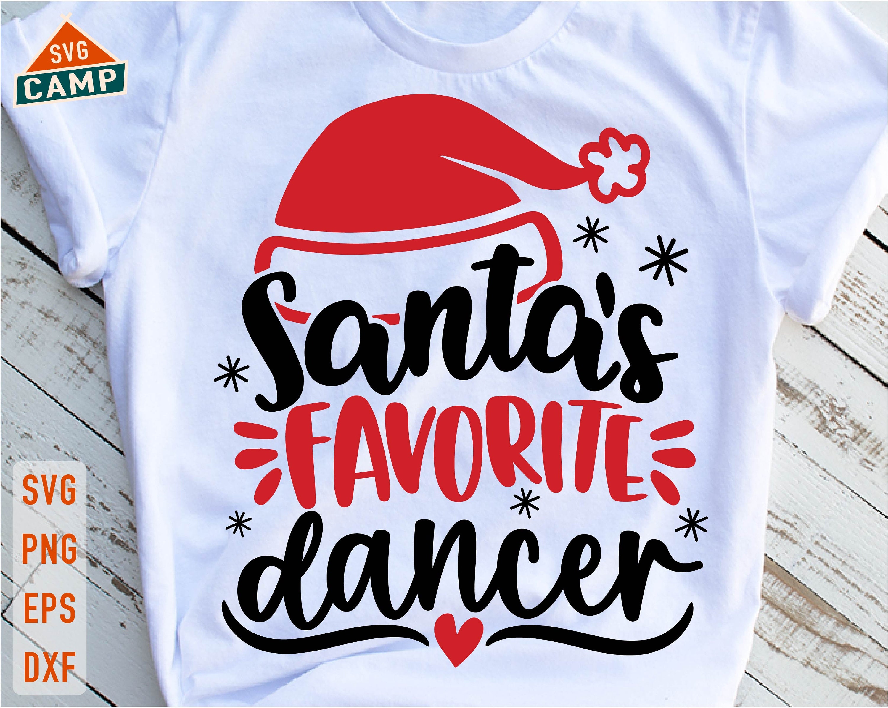Santas Favorite Dancer Svg, Funny Christmas Dancer Svg, Chri | Inspire ...