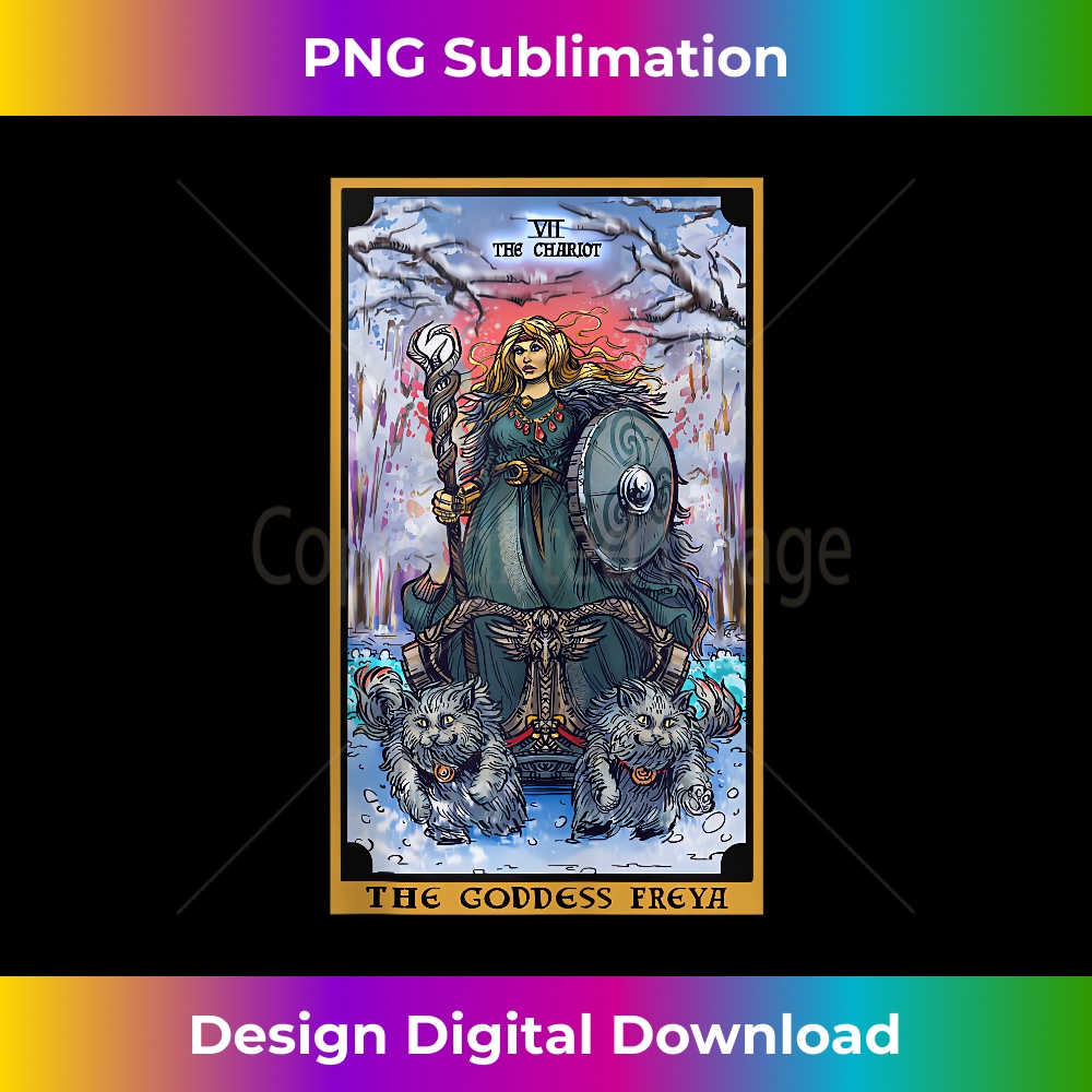 The Goddess Freyja The Chariot Tarot Card Norse Pagan Witch | Inspire ...