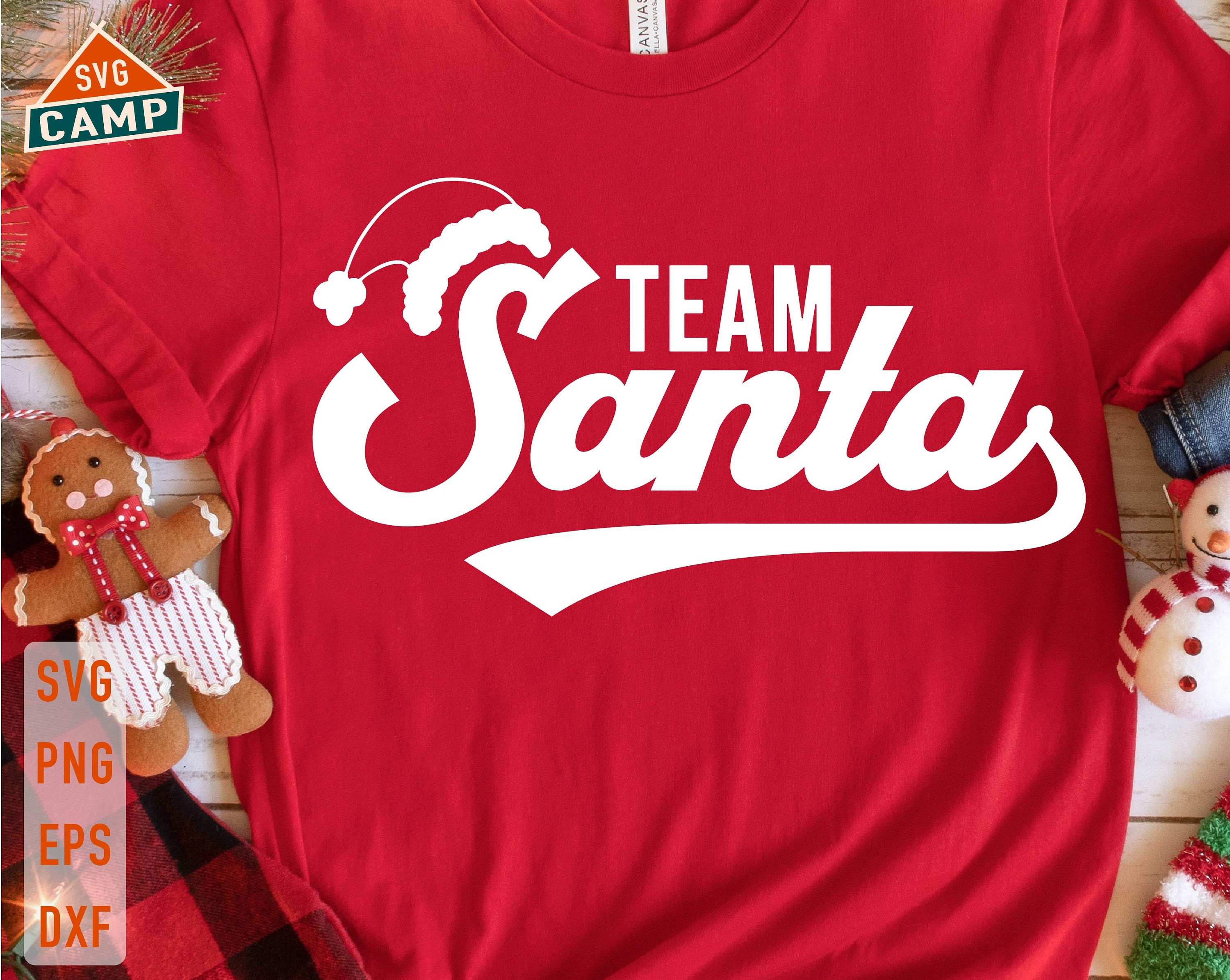 Team Santa Svg, Santa Claus Svg, Merry Christmas Svg, Christ | Inspire ...