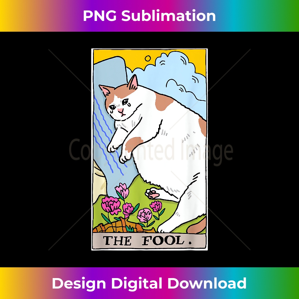 Tarot Cat The Fool Tarot Card Crying Cat Meme - Minimalist S | Inspire ...
