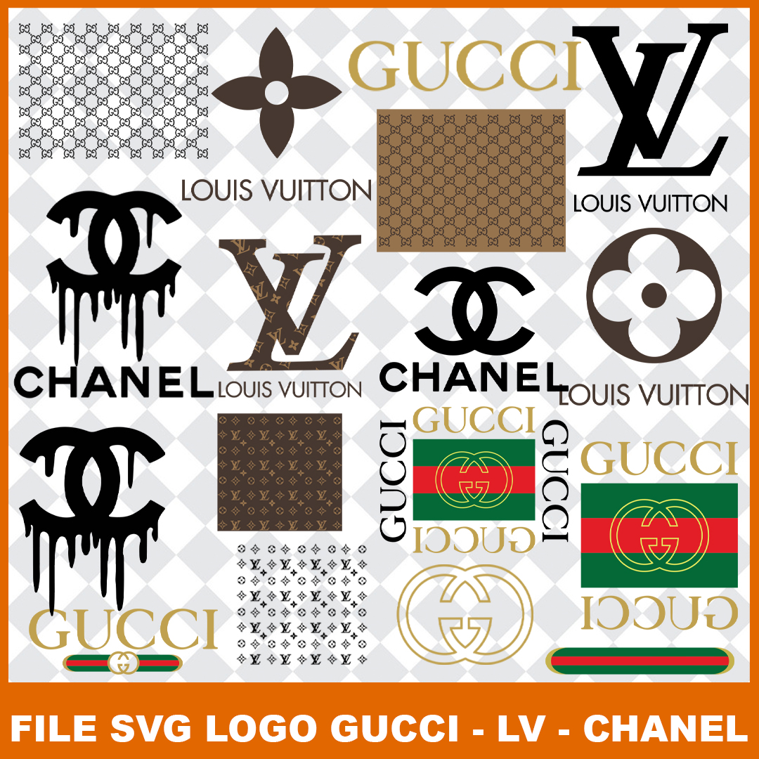 Gucci Svg,Louis Vuitton Svg,Lv Svg,Chanel Svg, Logo Brand Sv - Inspire Uplift