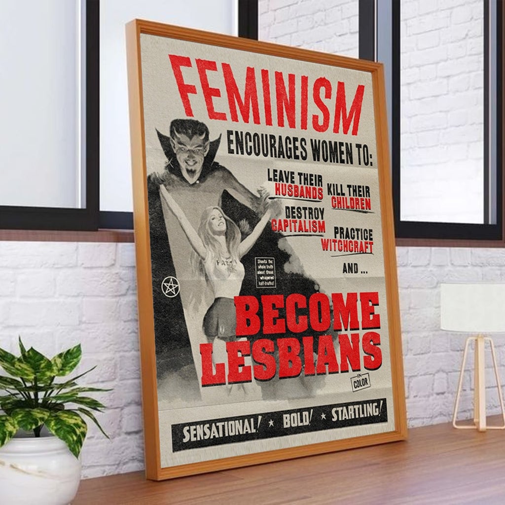 Feminism Poster, Encourages Women Poster, Lesbian Poster, Eq | Inspire ...