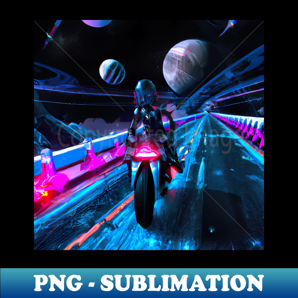 Space Rider across the Universe - Unique Sublimation PNG Dow | Inspire ...