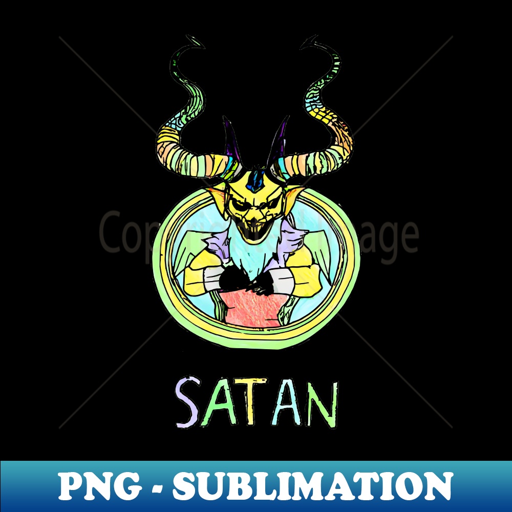 Color Book Satan 5 - Signature Sublimation PNG File - Fashio | Inspire ...