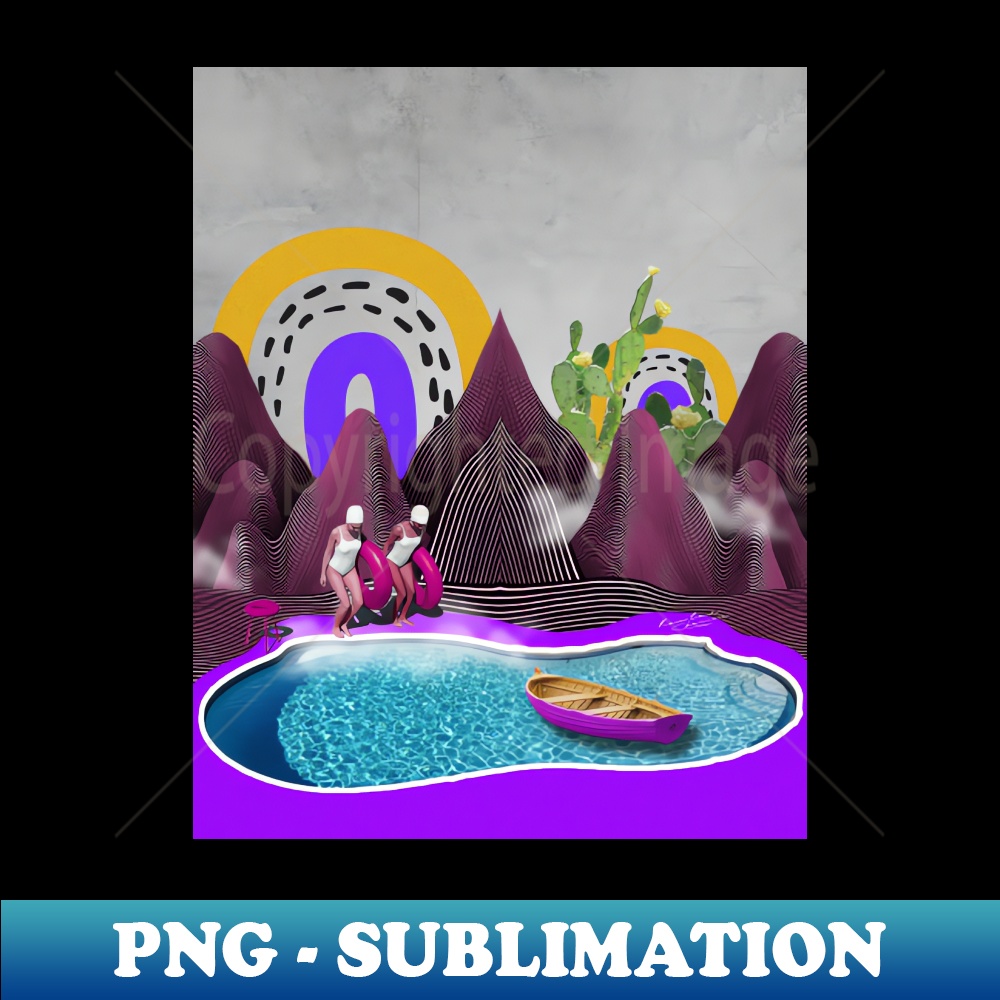 mountains surrealism - Modern Sublimation PNG File - Vibrant | Inspire ...