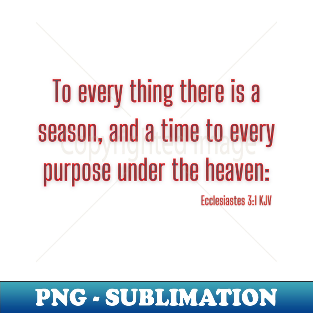 Ecclesiastes 31 Bible Verse Scripture Red - Retro PNG Sublim | Inspire ...