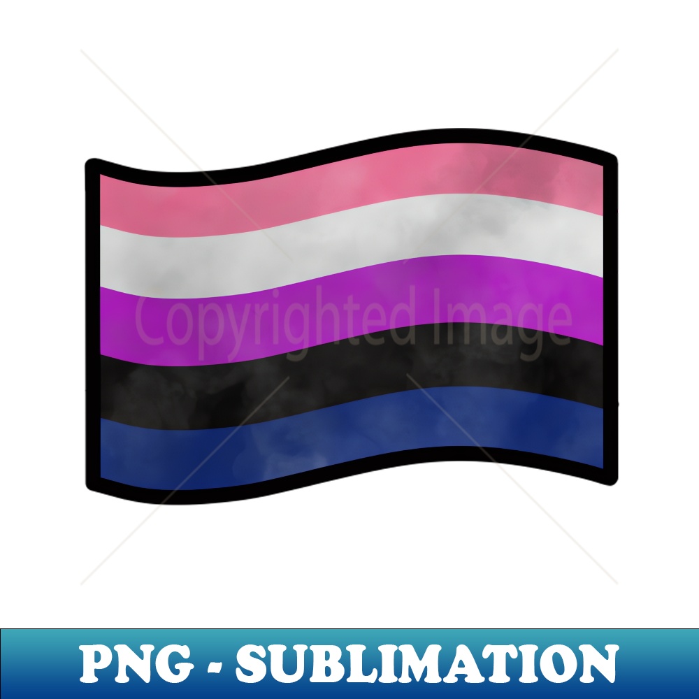 Foggy Gender Fluid Prude Flag - High-Quality PNG Sublimation | Inspire ...