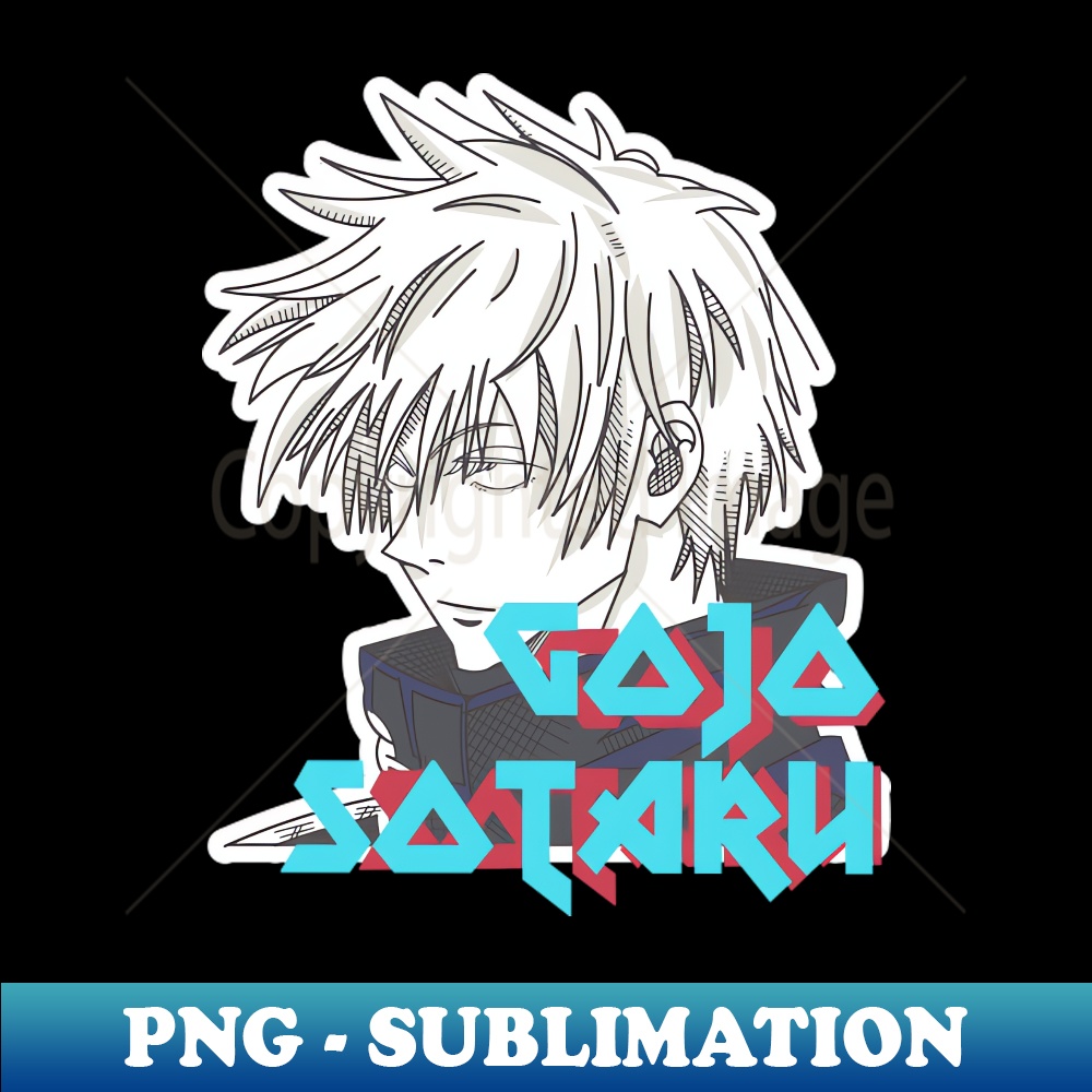 Gojo Sotaru - PNG Transparent Sublimation Design - Revolutio | Inspire ...
