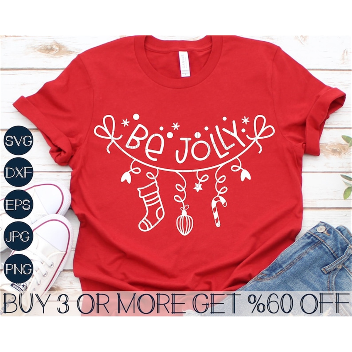 Be Jolly SVG, Funny Christmas SVG, Winter SVG, Holly Jolly S - Inspire ...