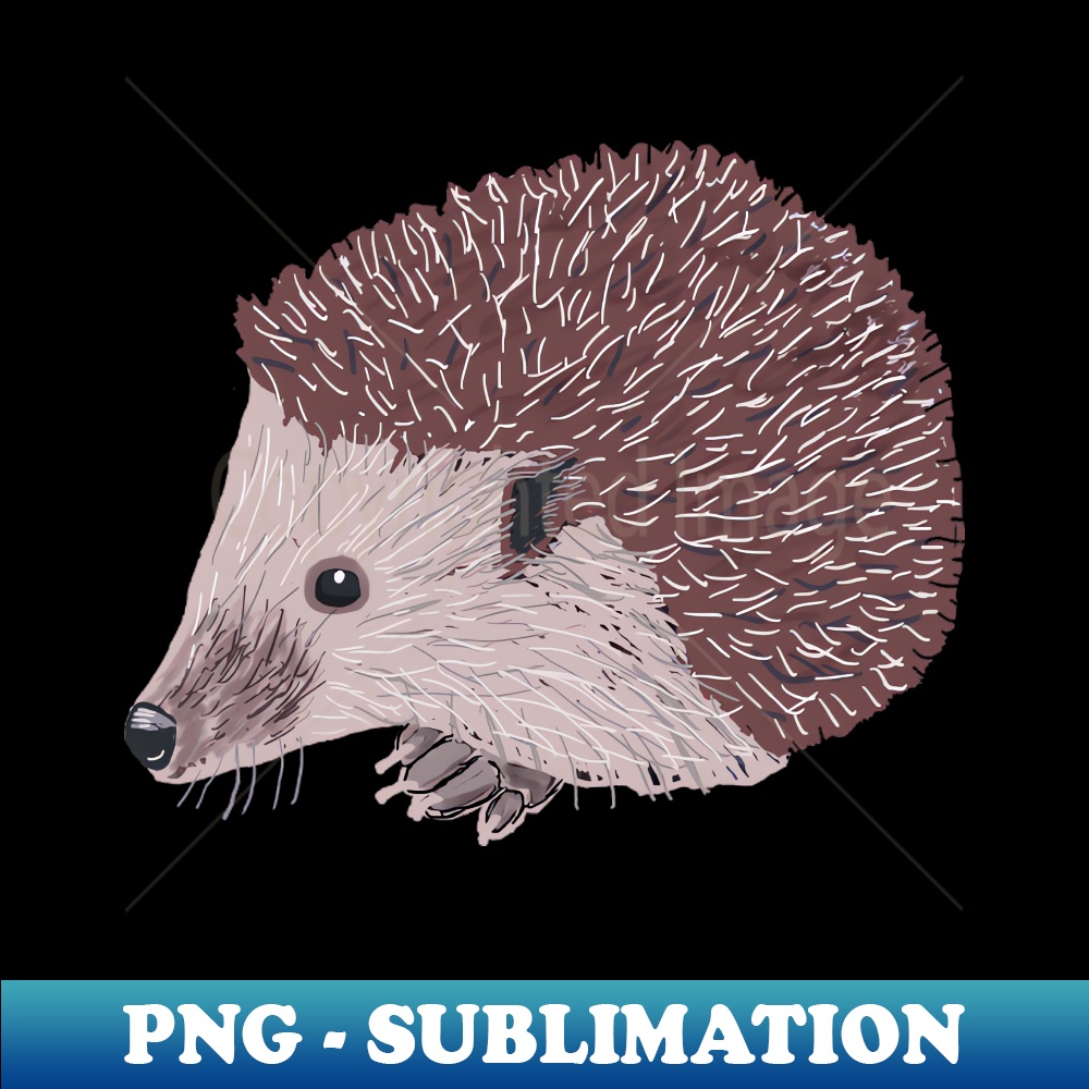 Hedgehog - PNG Transparent Digital Download File for Sublima - Inspire ...