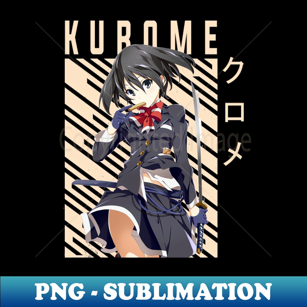 Kurome - Akame Ga Kill - Signature Sublimation PNG File - Bo | Inspire ...