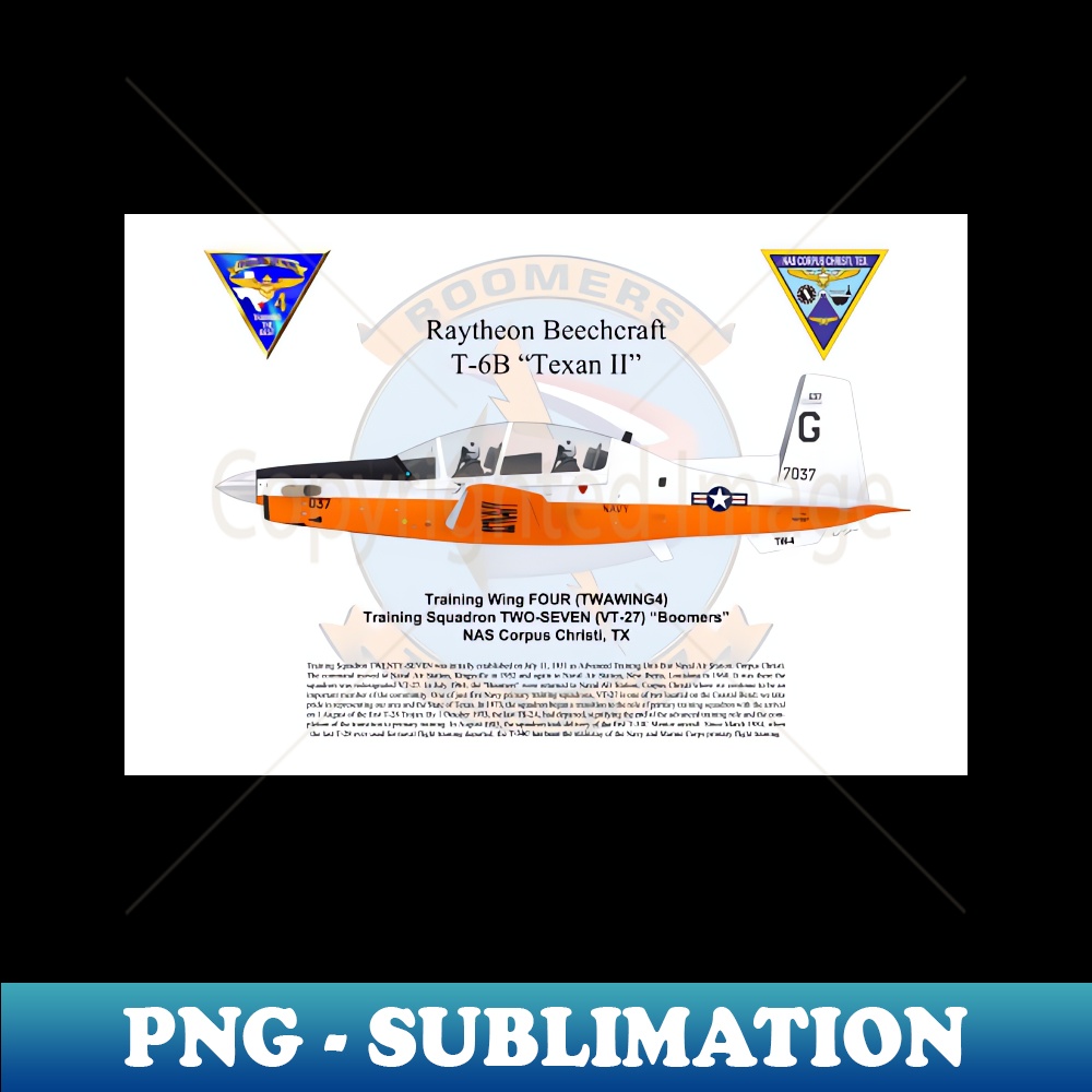 T-6B Texan II Poster VT-27 large logo - PNG Transparent Digi | Inspire ...
