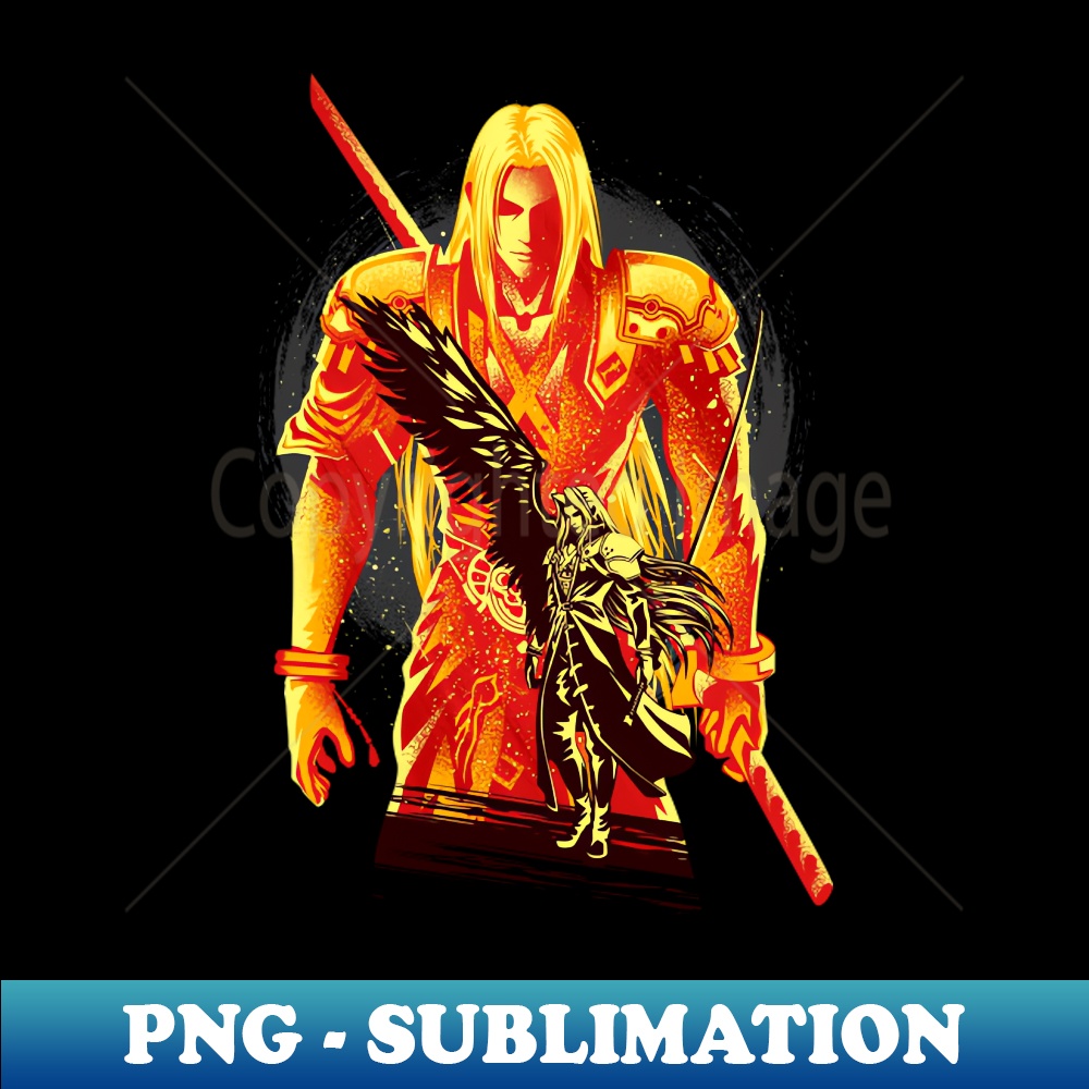 Angel of Death Sephiroth - Artistic Sublimation Digital File | Inspire ...