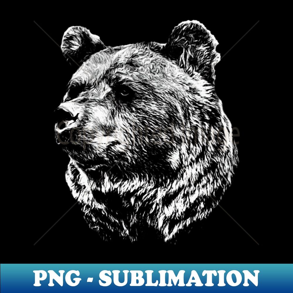 Brown bear - PNG Transparent Digital Download File for Subli - Inspire ...