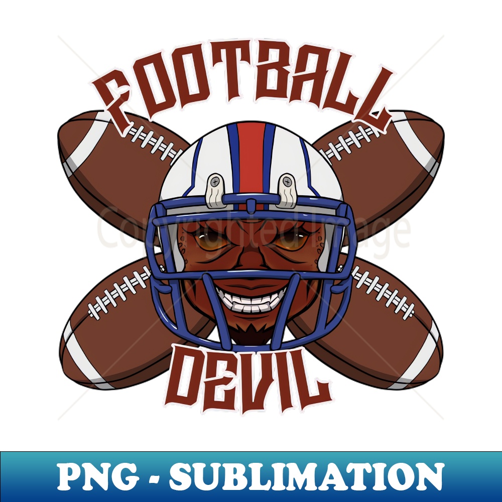 Football Devil - High-Resolution PNG Sublimation File - Defy - Inspire ...