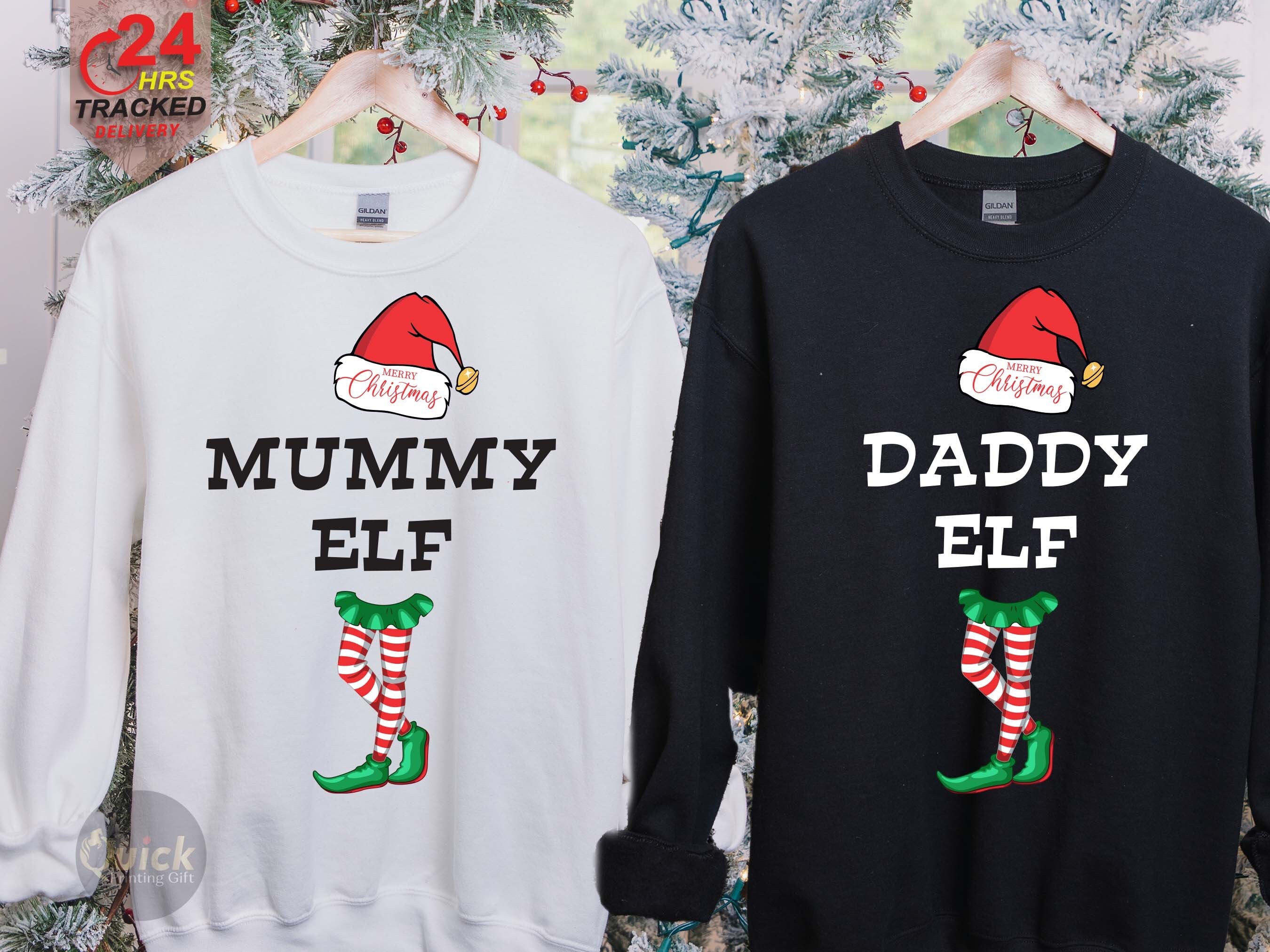 Personalised Family Elf Christmas Sweatshirt, Matching Chris - Inspire ...