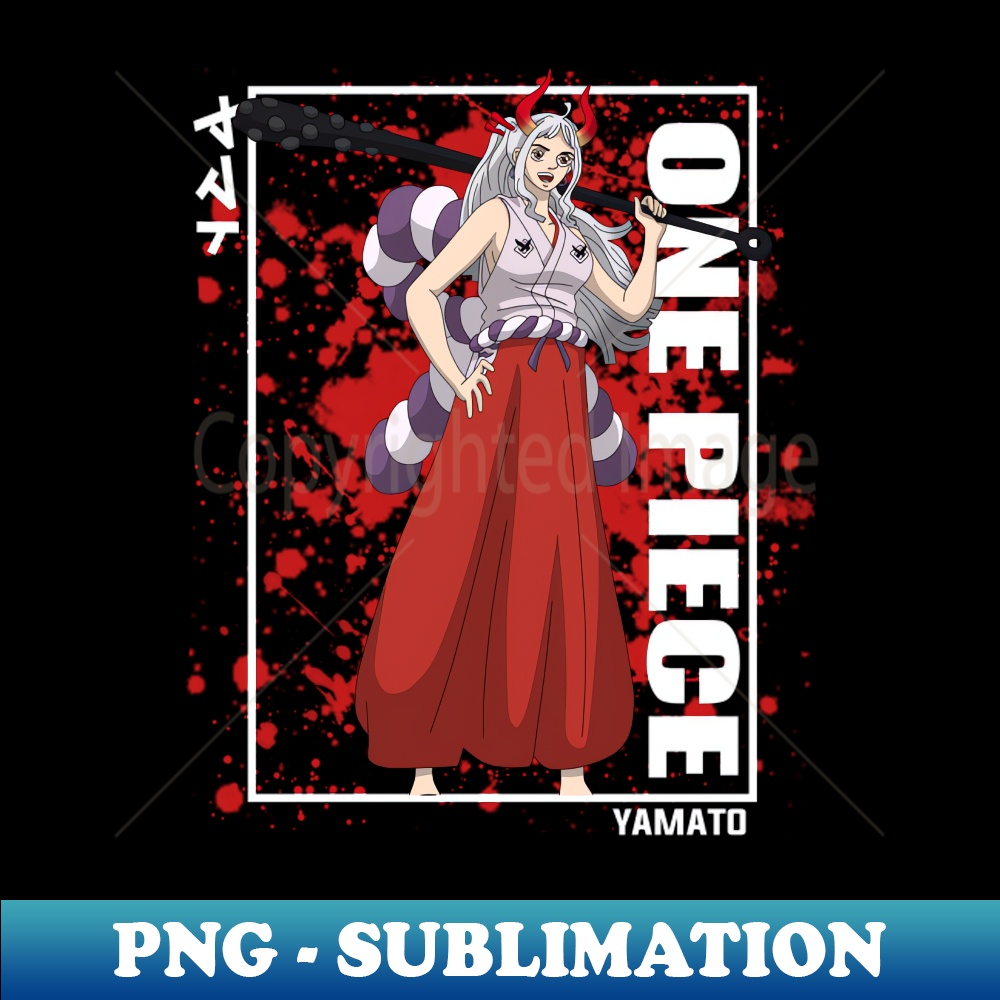 Yamato One Piece - PNG Sublimation Digital Download - Fashio | Inspire ...