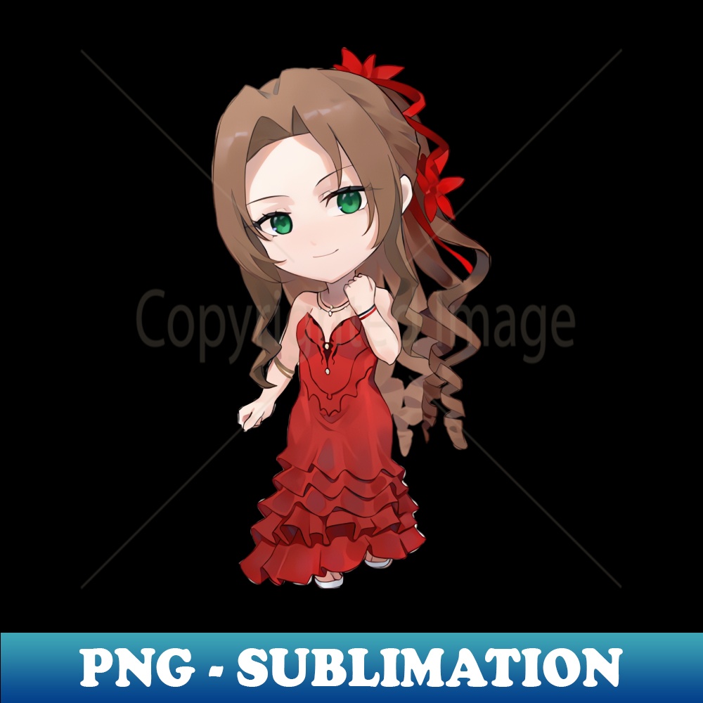 Final Fantasy 7 Remake - Aerith Dress version - Trendy Subli | Inspire ...