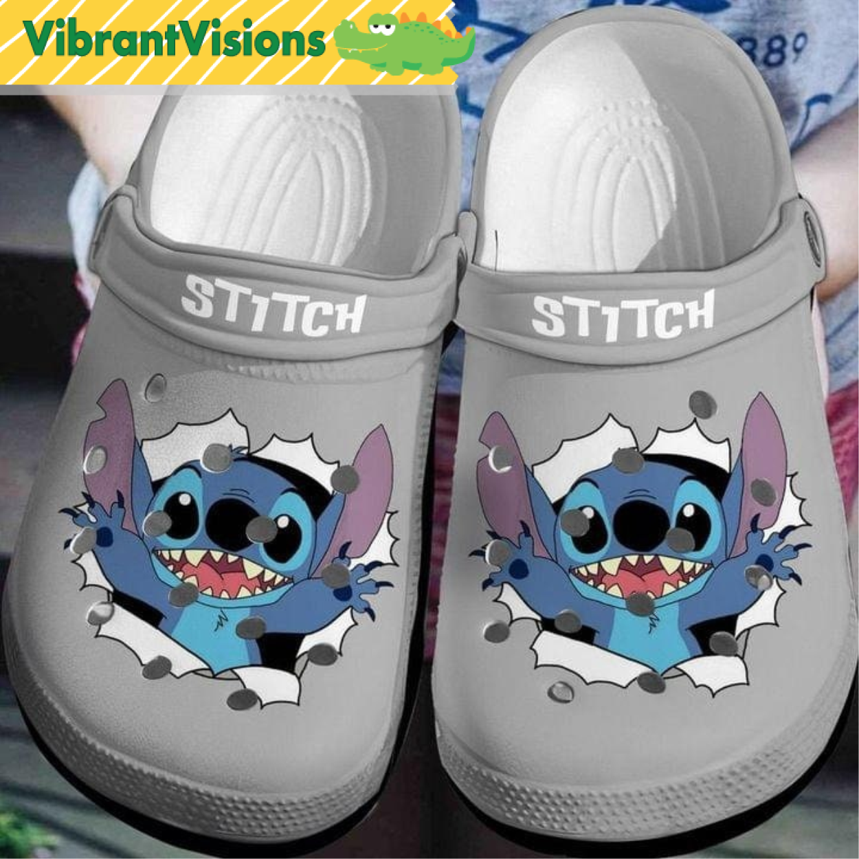 Disney Stitch Cracks Crocs Shoes Gift For Family | Inspire Uplift