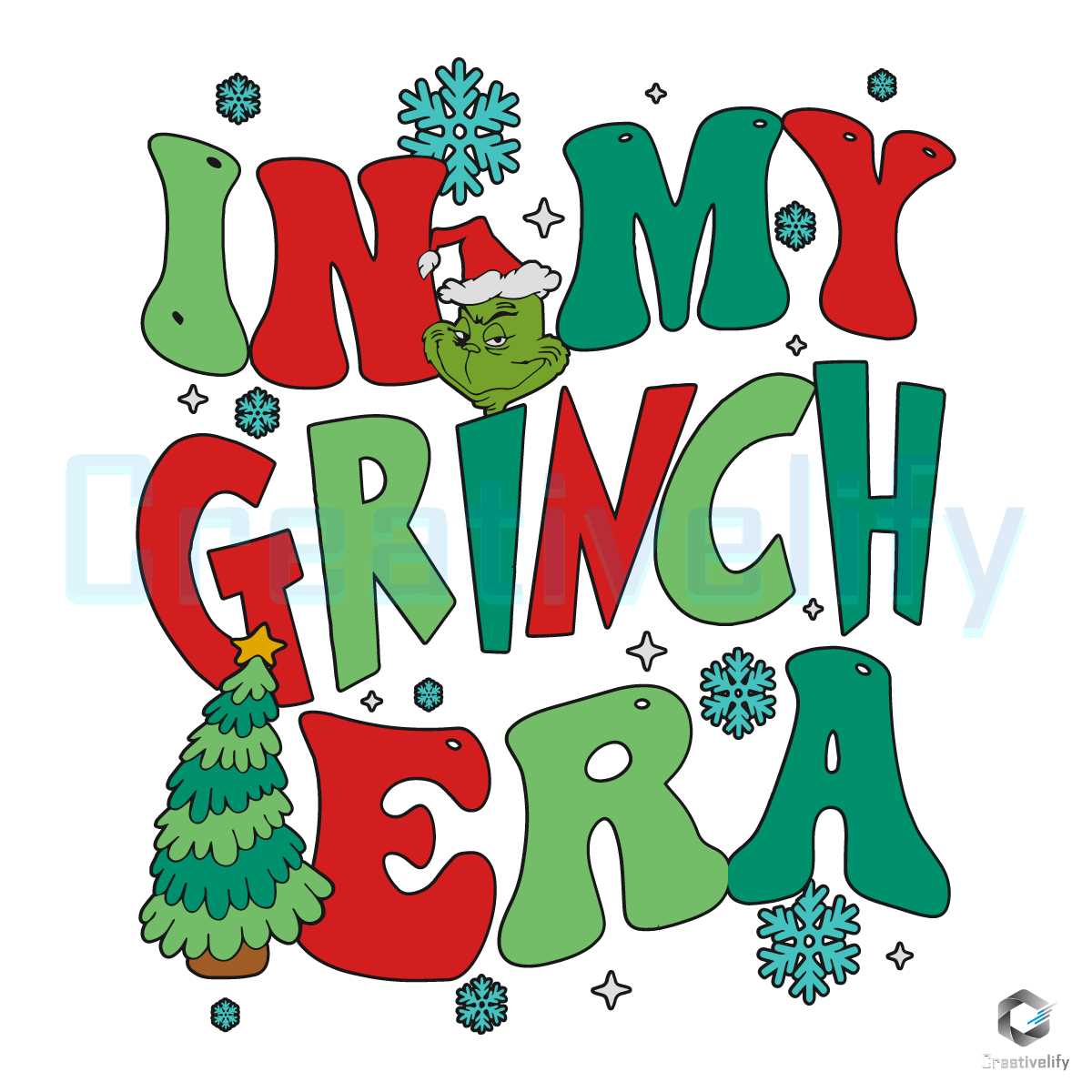 In My Grinch Era SVG Santa Grinchmas File Digital - Inspire Uplift