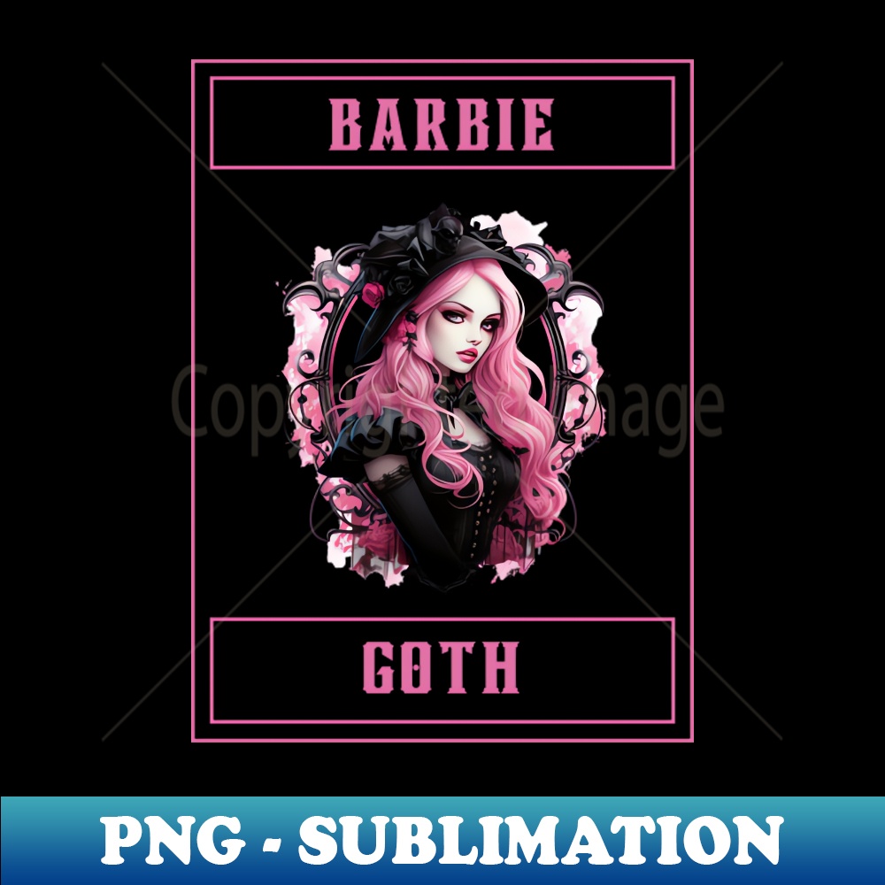Barbie goth - Decorative Sublimation PNG File - Capture Imag | Inspire ...