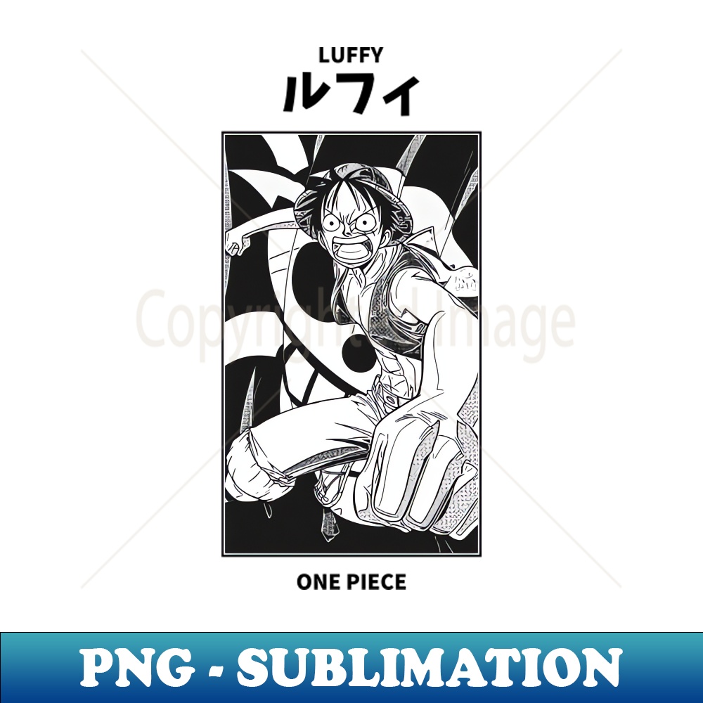 Monkey D Luffy One Piece - Decorative Sublimation PNG File - - Inspire ...