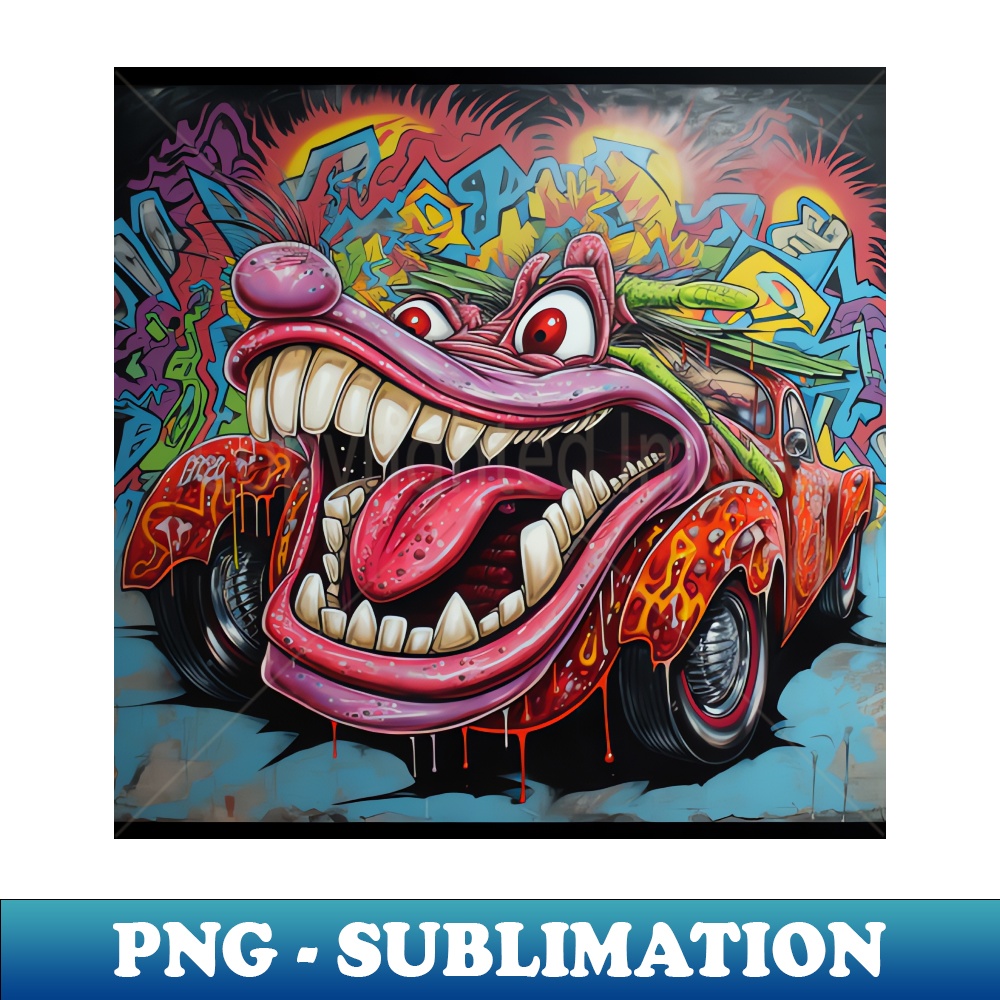Red Rat Fink - PNG Transparent Sublimation Design - Vibrant | Inspire ...