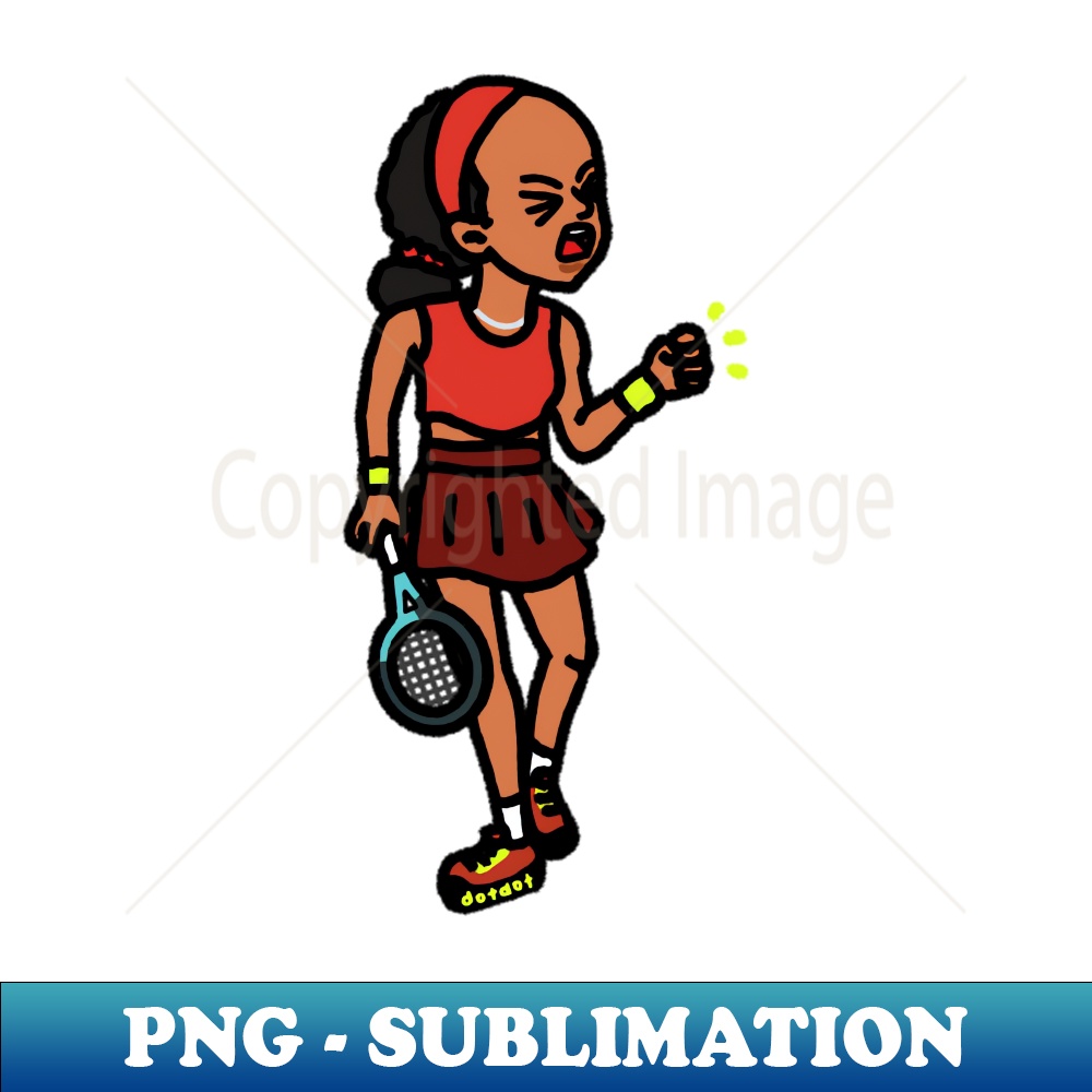 Coco Gauff - PNG Transparent Digital Download File for Subli - Inspire ...
