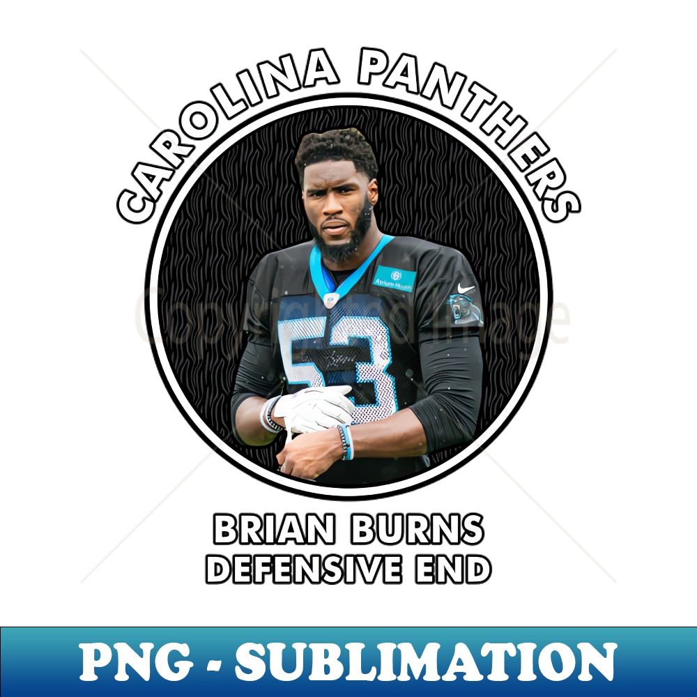 BRIAN BURNS - DE - CAROLINA PANTHERS - PNG Transparent Digit | Inspire ...