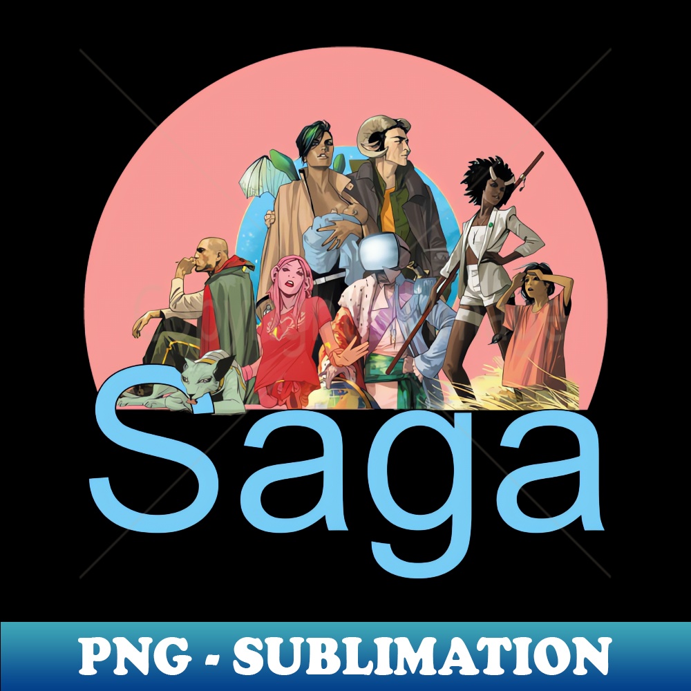 The Entire Saga - Retro PNG Sublimation Digital Download - R | Inspire Uplift