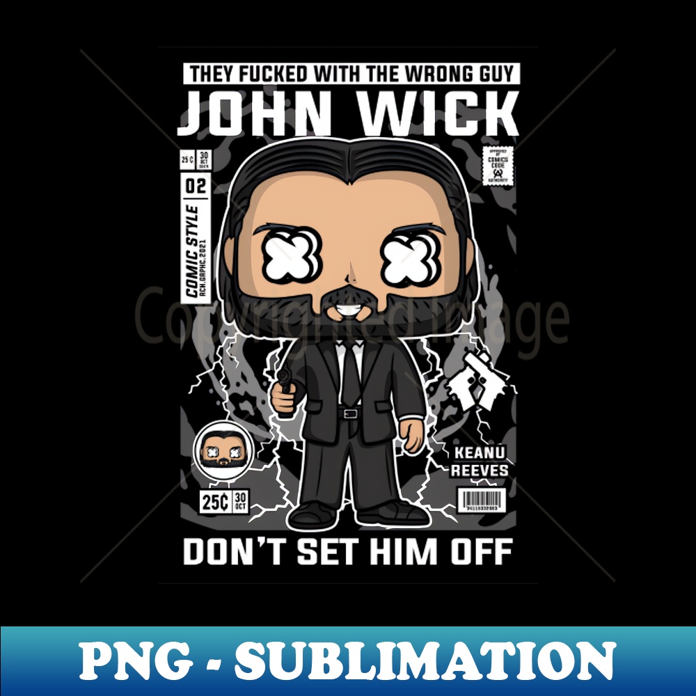 John wick bang 1 - PNG Transparent Sublimation Design - Bold - Inspire ...