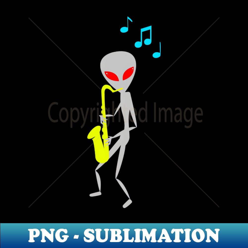 Jazz Alien - PNG Sublimation Digital Download - Create with | Inspire ...