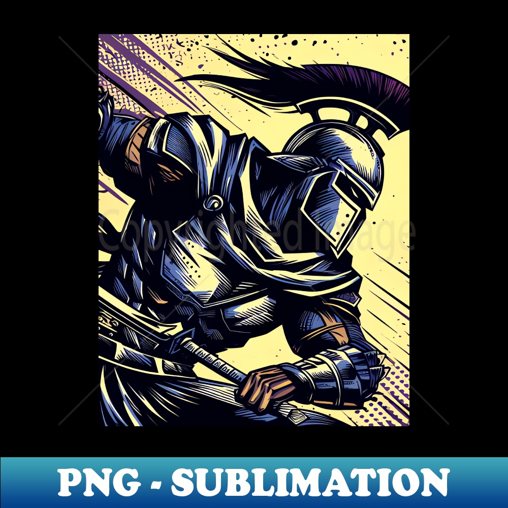 Fantasy Knight Epic Battle Comic Book Style - Decorative Sub | Inspire ...