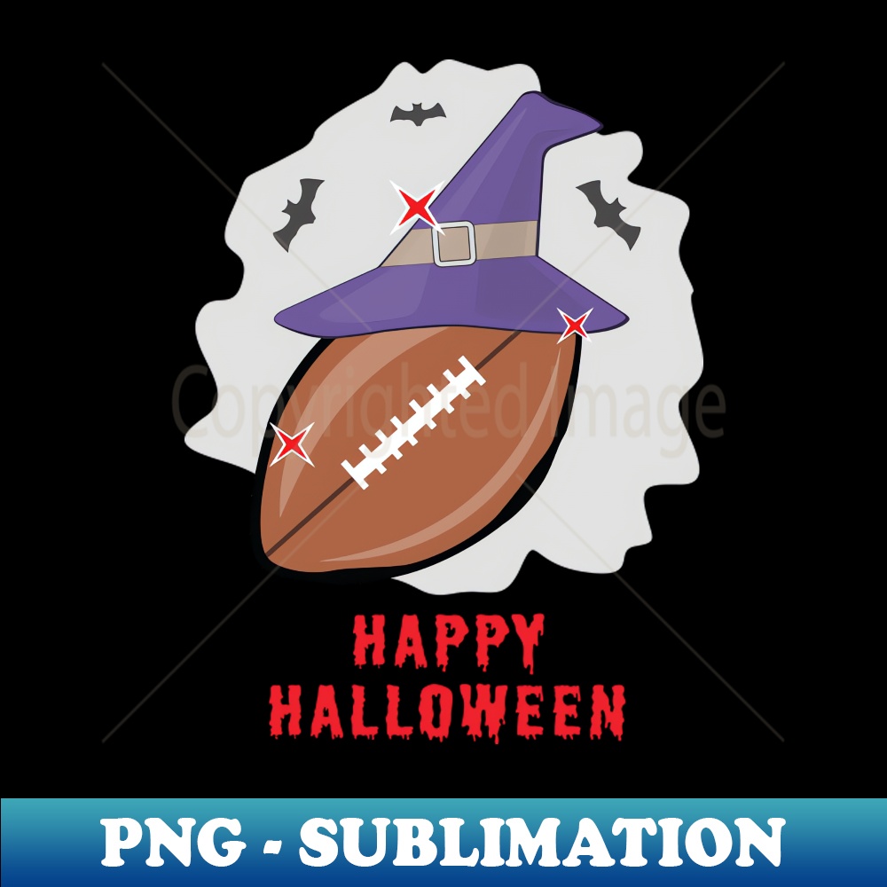 Happy Football Halloween - Funny - PNG Transparent Sublimati - Inspire ...