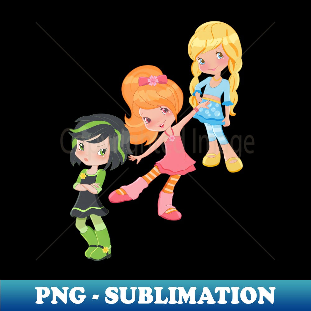 powerpuff girls as strawberry shortcake characters - PNG Tra | Inspire ...