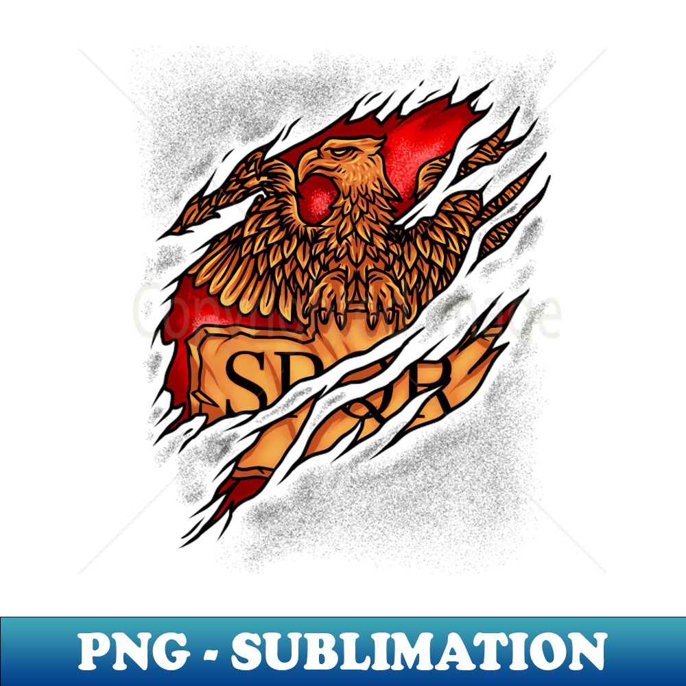 SPQR Glorious Symbols of Ancient Rome - Retro PNG Sublimatio - Inspire ...
