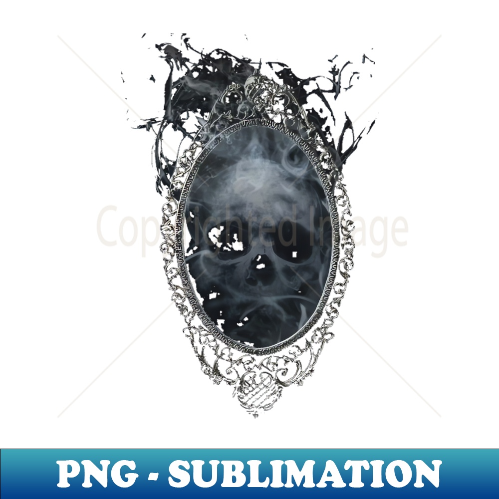 Skull Mirror - Vintage Sublimation PNG Download - Bold & Eye | Inspire ...