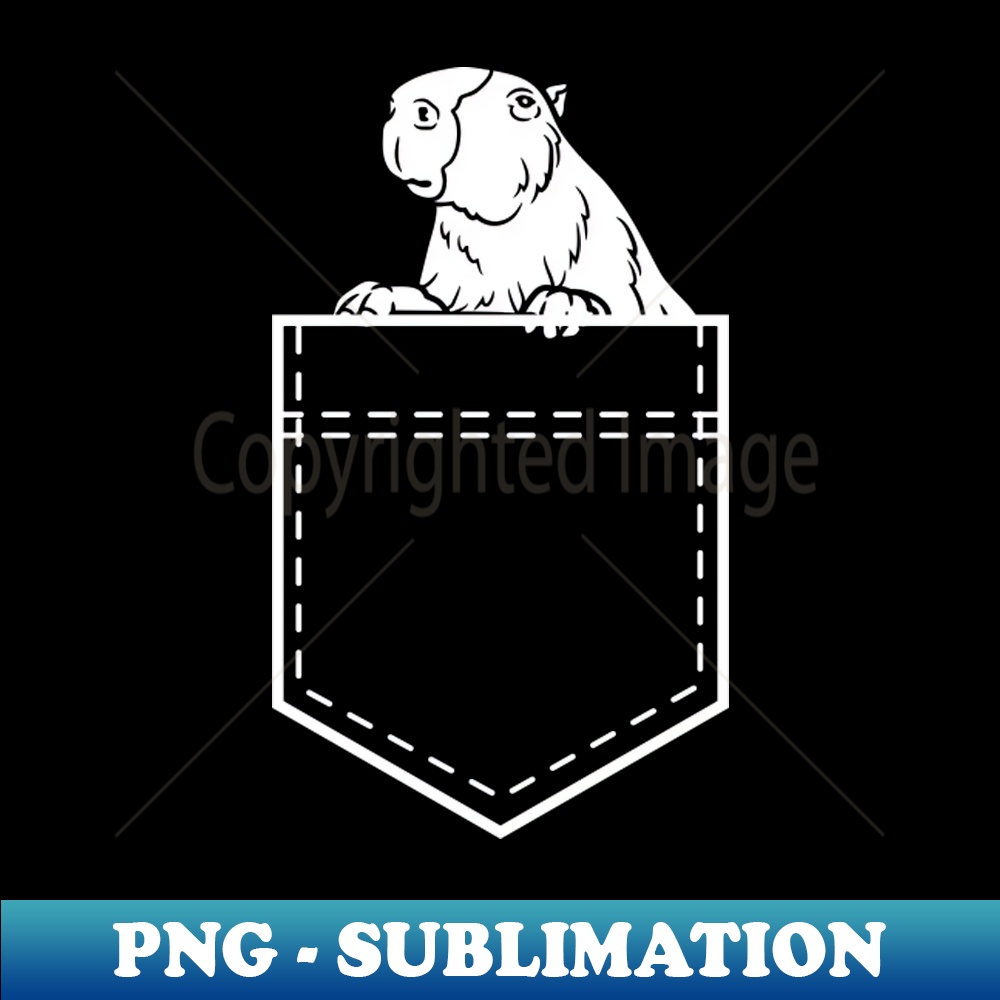 Pocket Capybara - Signature Sublimation PNG File - Perfect f | Inspire ...