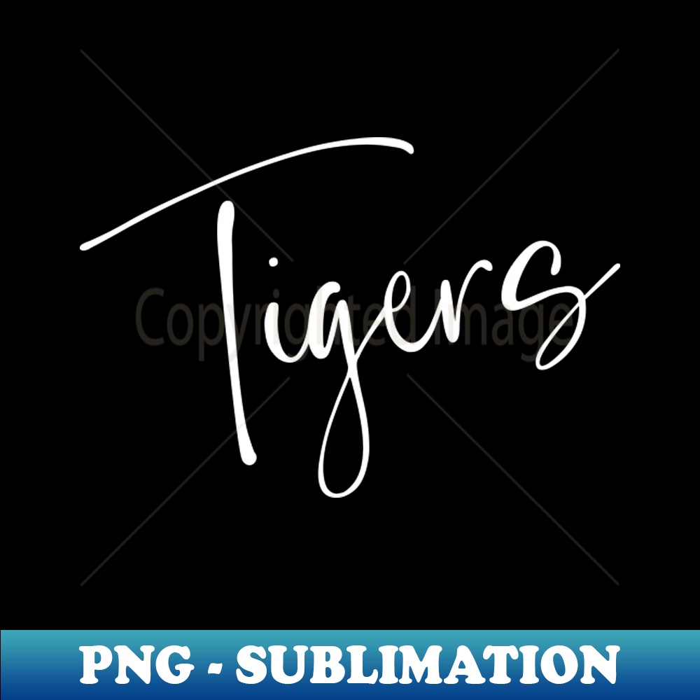 Tigers Script Typography Team Name - PNG Transparent Sublima - Inspire ...