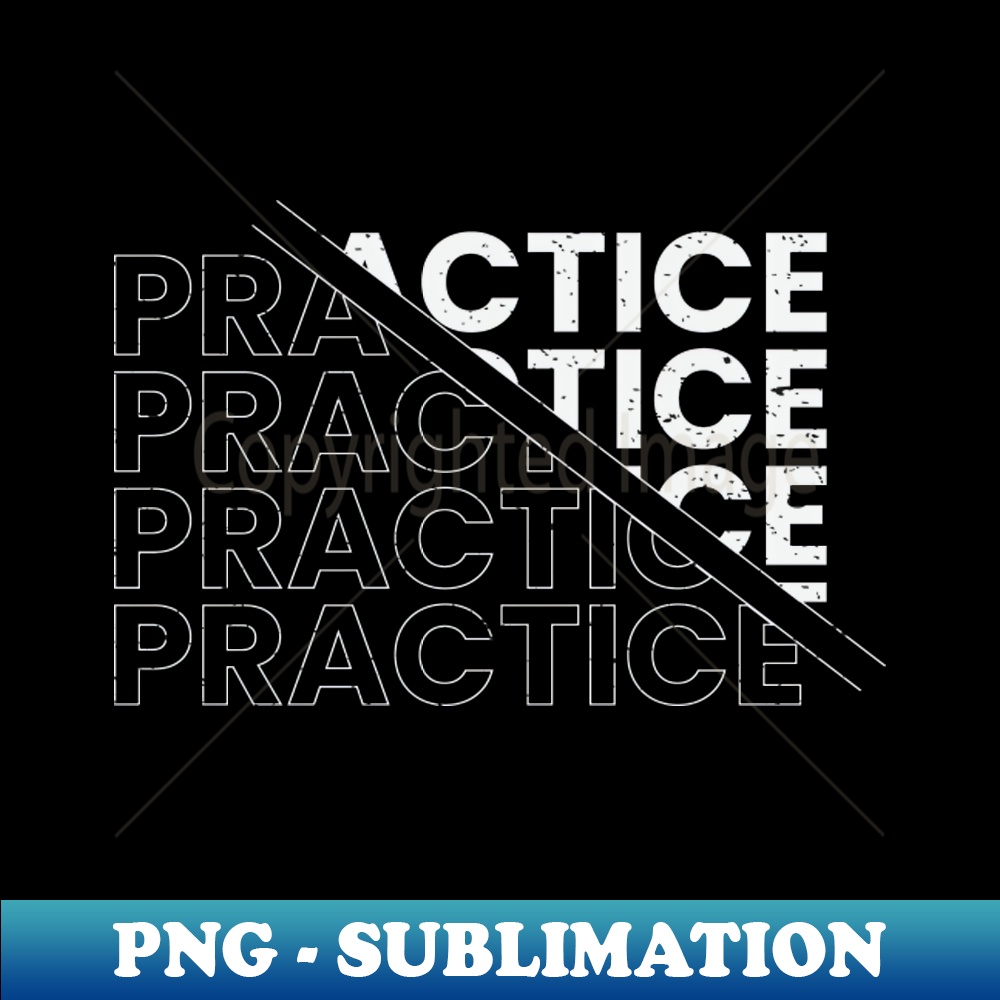 Practice motivational word modern typography design - PNG Tr | Inspire ...