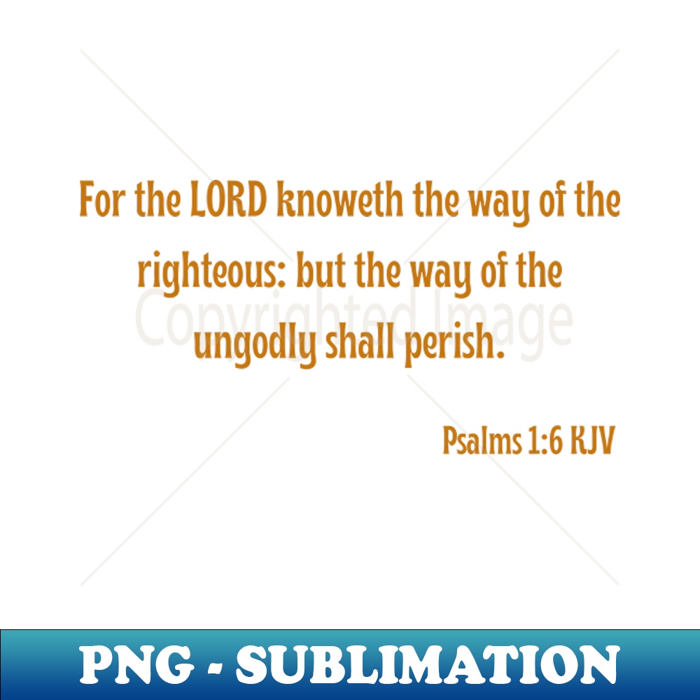 Psalms 16 Bible Scripture Verse KJV - Unique Sublimation PNG | Inspire ...