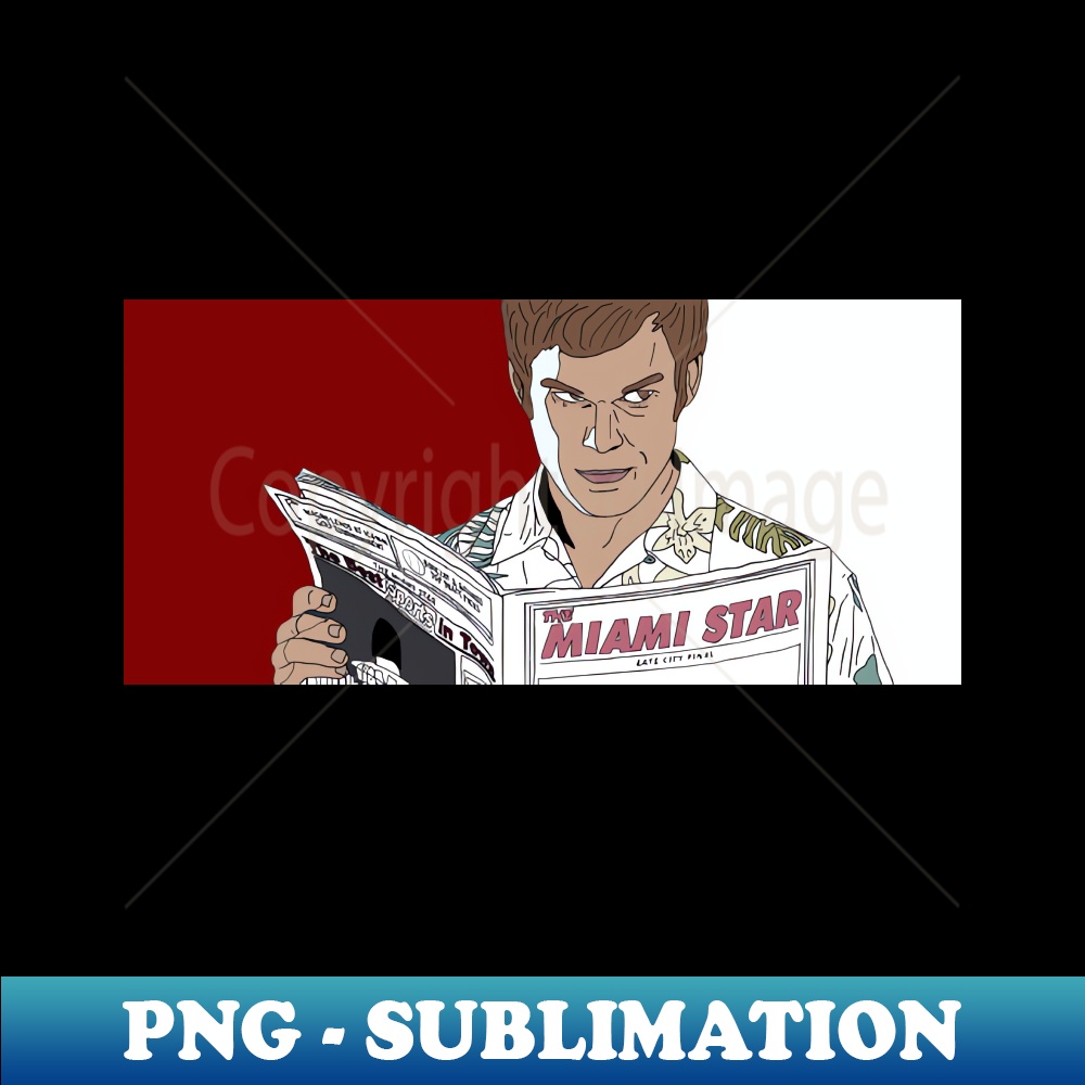 Dexter Morgan fan art - Digital Sublimation Download File - | Inspire ...