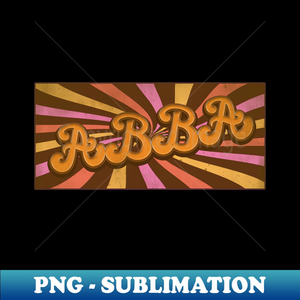 Groovy Groovy Retro A B B A - PNG Transparent Sublimation Fi | Inspire ...