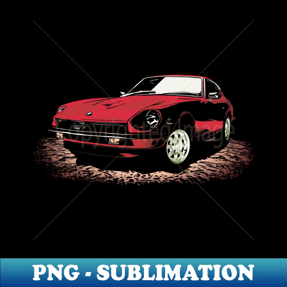 Red 70 Datsun 240Z - Exclusive PNG Sublimation Download - Un | Inspire ...