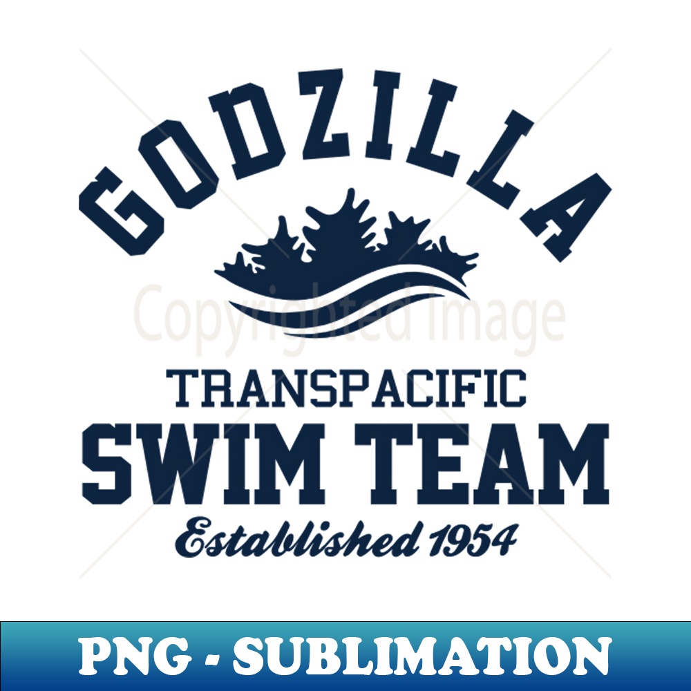 GODZILLA SWIM TEAM - Trendy Sublimation Digital Download - D | Inspire ...