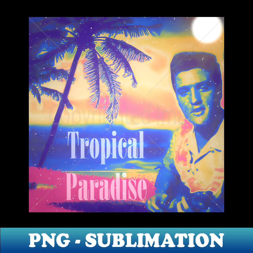 Tropical Paradise - PNG Transparent Digital Download File fo - Inspire ...