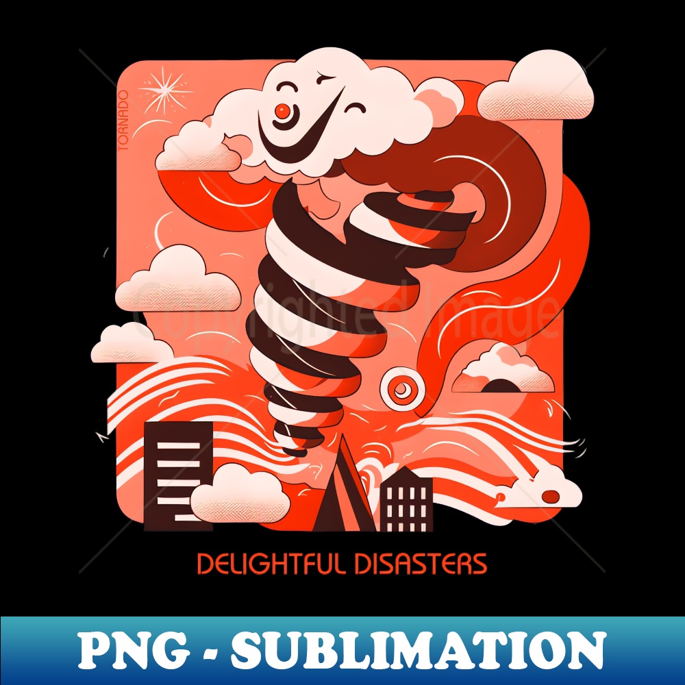 Delightful Disaster - Tornado - PNG Sublimation Digital Down | Inspire ...