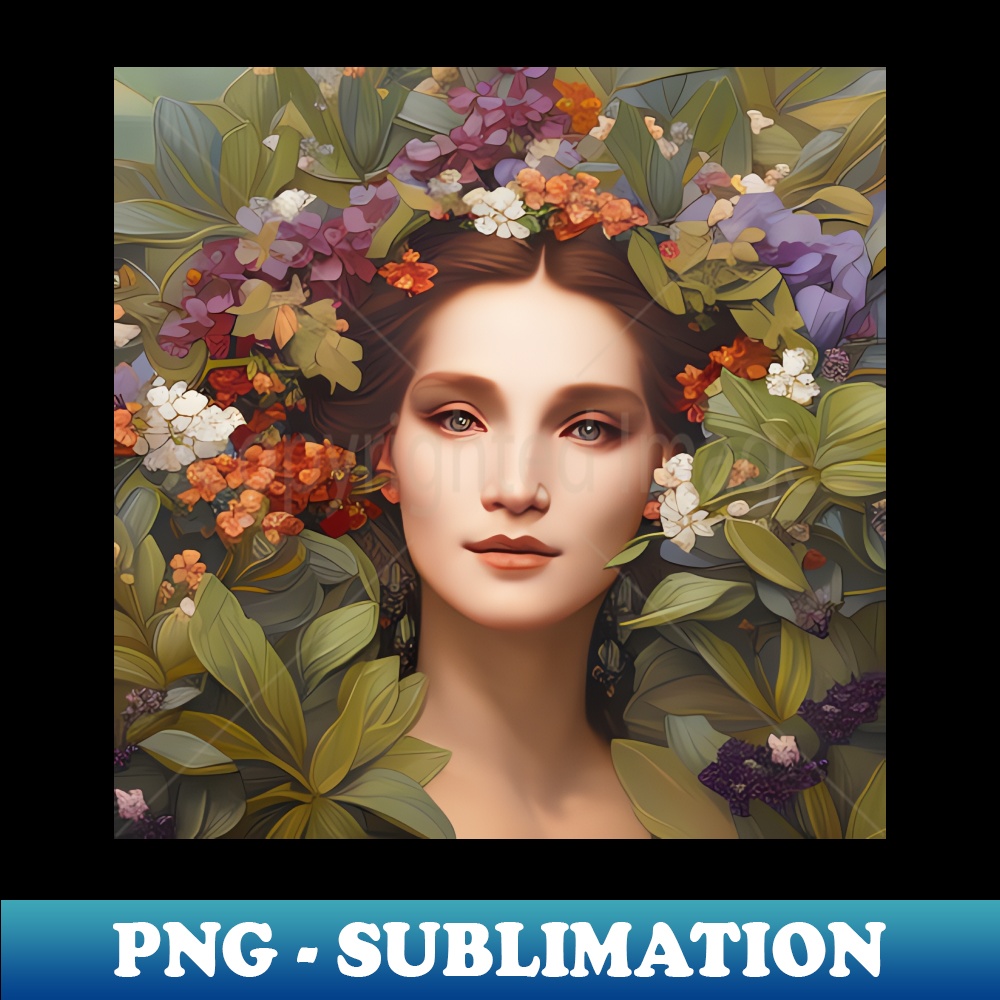 Spring Equinox Beautiful Woman Surrounded By Spring Flowers | Inspire ...