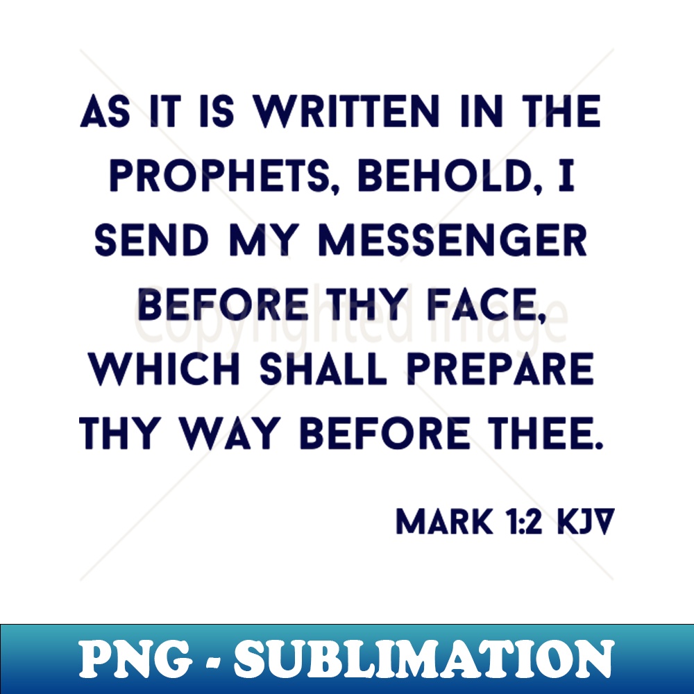 Mark 12 Bible Scripture Verse KJV - PNG Transparent Sublimat - Inspire ...