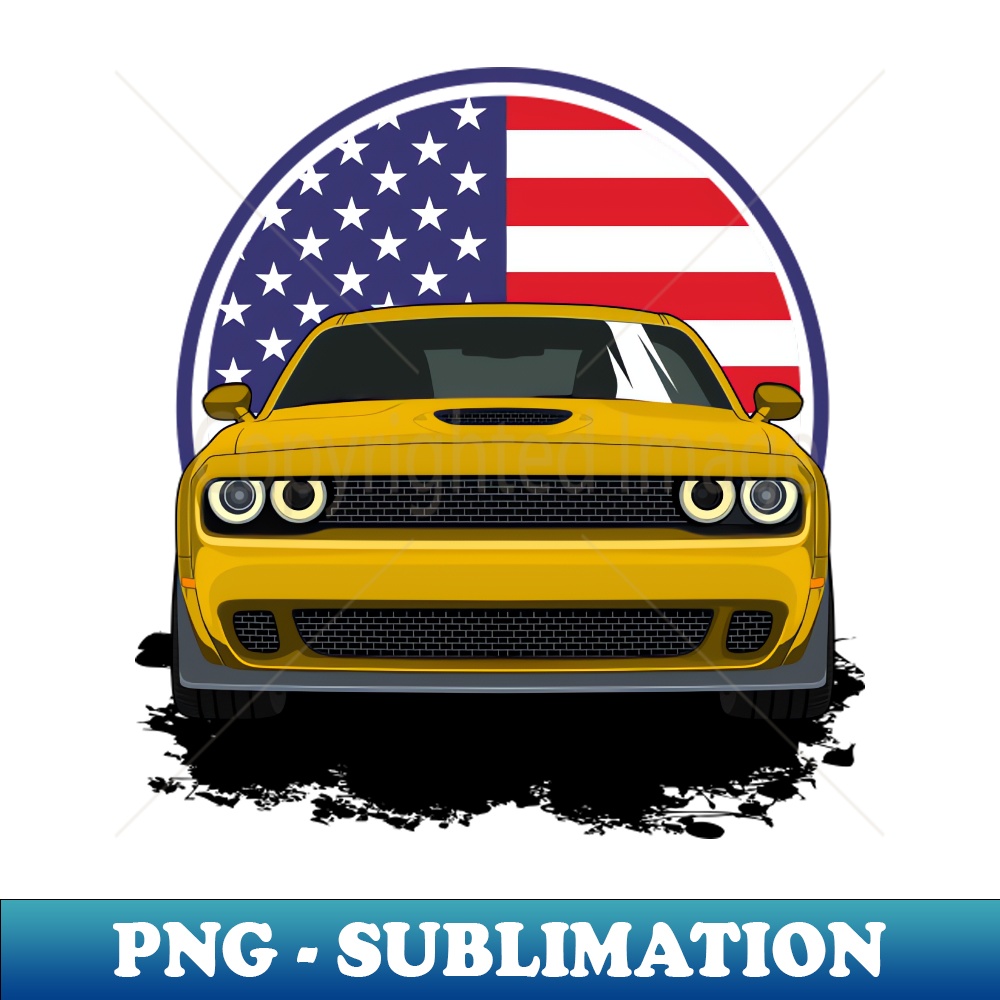 CHALLENGER HELLCAT - High-Resolution PNG Sublimation File - | Inspire ...